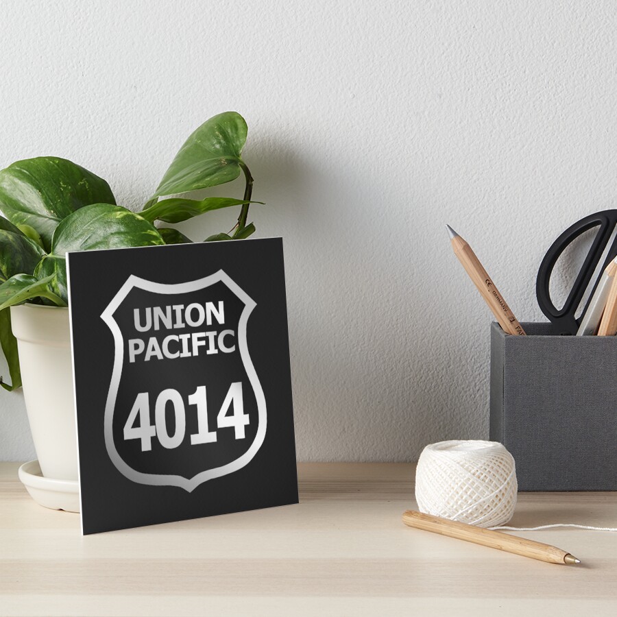 "Union Pacific Big Boy 4014 Shield " Art Board Print for Sale by Sonoma ...