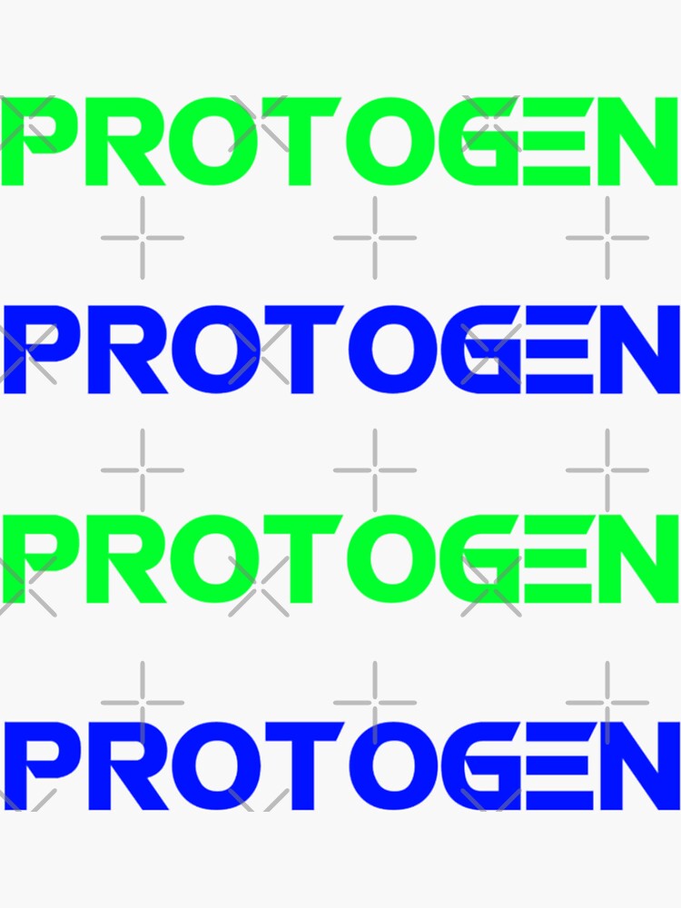"Protogen Sticker Pack" Sticker by planetpaws | Redbubble