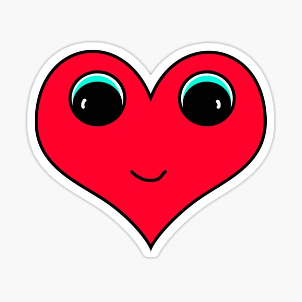 "Happy Heart" Sticker for Sale by oxoxoxo | Redbubble