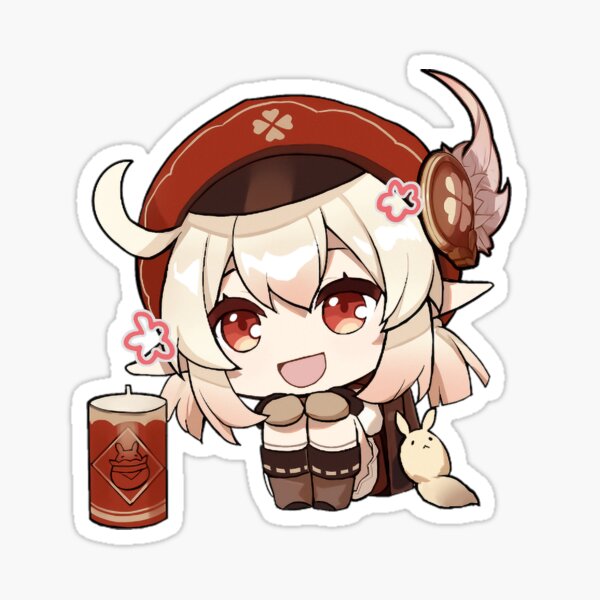 "Klee | Genshin Impact Sticker "Fireworks"" Sticker for Sale by ...