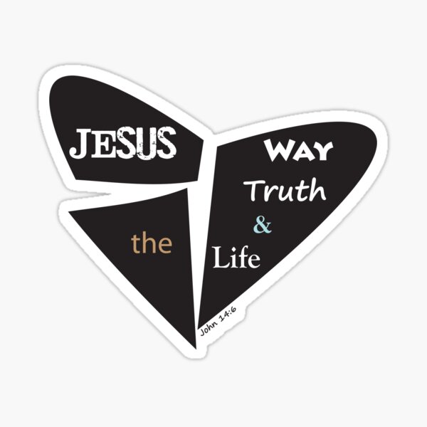 "Jesus The Way" Sticker by Photogal09 | Redbubble