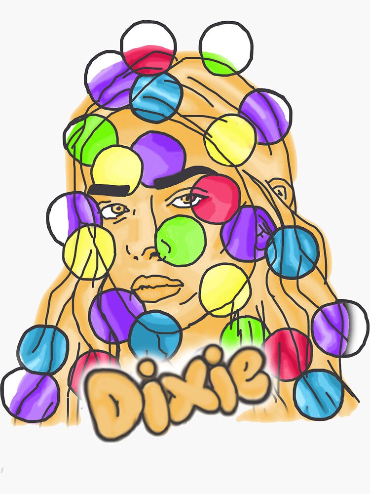 "Dixie Damelio" Sticker for Sale by Colorblocked | Redbubble