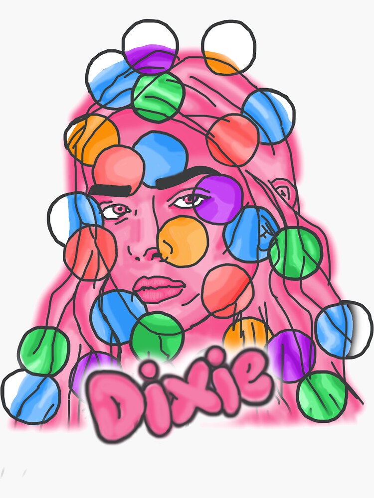 "Dixie Damelio" Sticker by Colorblocked | Redbubble