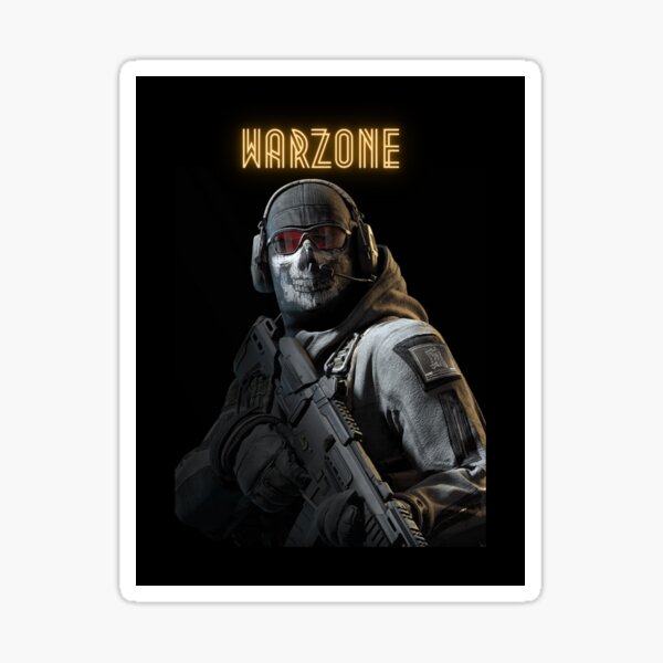 "WARZONE" Sticker for Sale by kennethatama | Redbubble