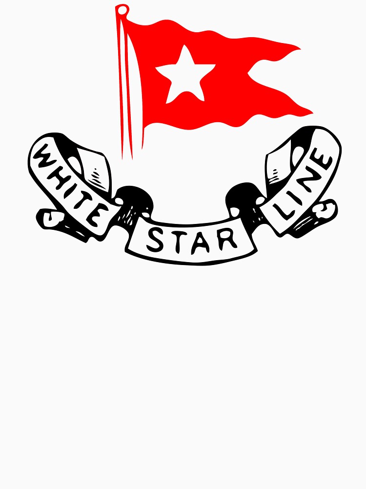"White Star Line" T-shirt for Sale by PatriciaCels | Redbubble | white ...