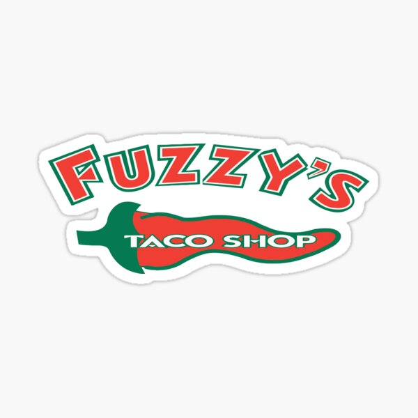 "Fuzzy's (Taco resto)" Sticker for Sale by SonYoung | Redbubble