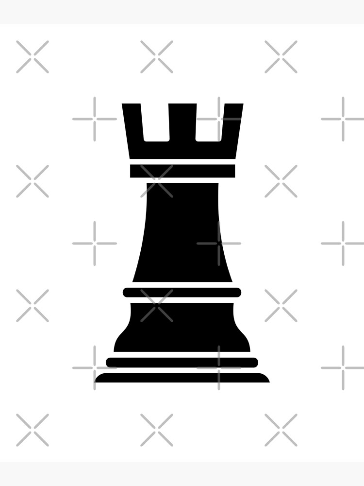 "Chess Castle Rook" Poster by liftdesign | Redbubble