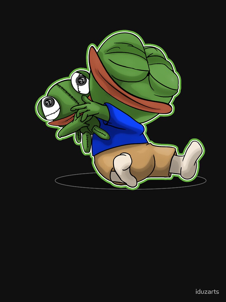 "Peepo Pepe Frog Hugging frog doll" T-shirt for Sale by iduzarts ...