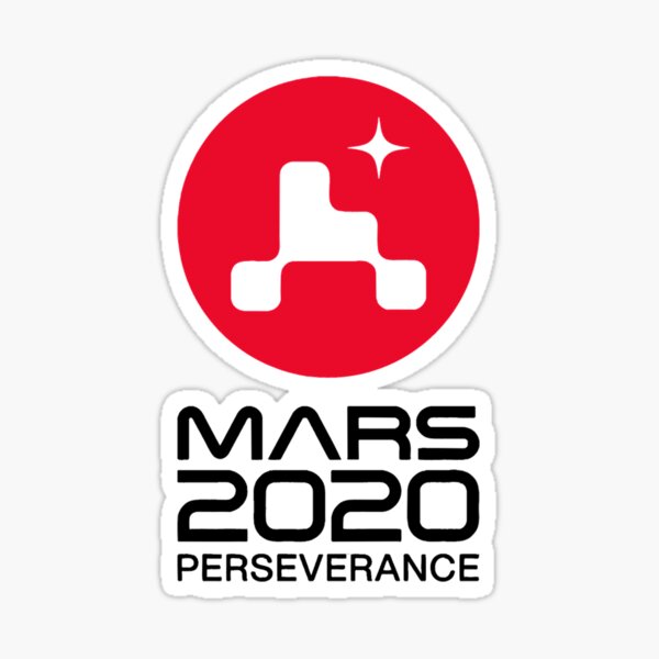 "MARS ROVER PERSEVERANCE NASA 2020 " Sticker for Sale by Lukifo-Proper ...