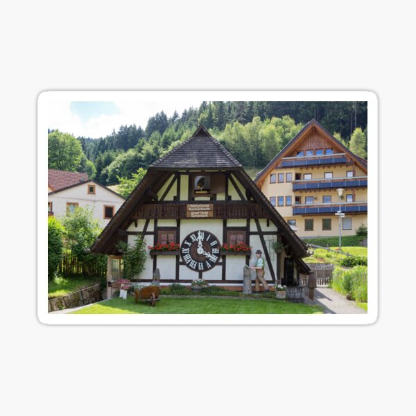 "World Largest Cuckoo Clock" Sticker for Sale by YairKarelic | Redbubble