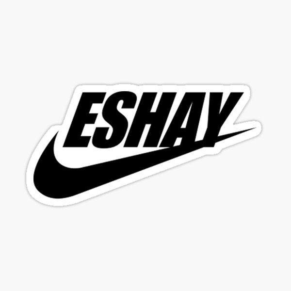 Eshay” Tick Style T-shirt Graphic Print Eetswa Australian" Sticker for ...