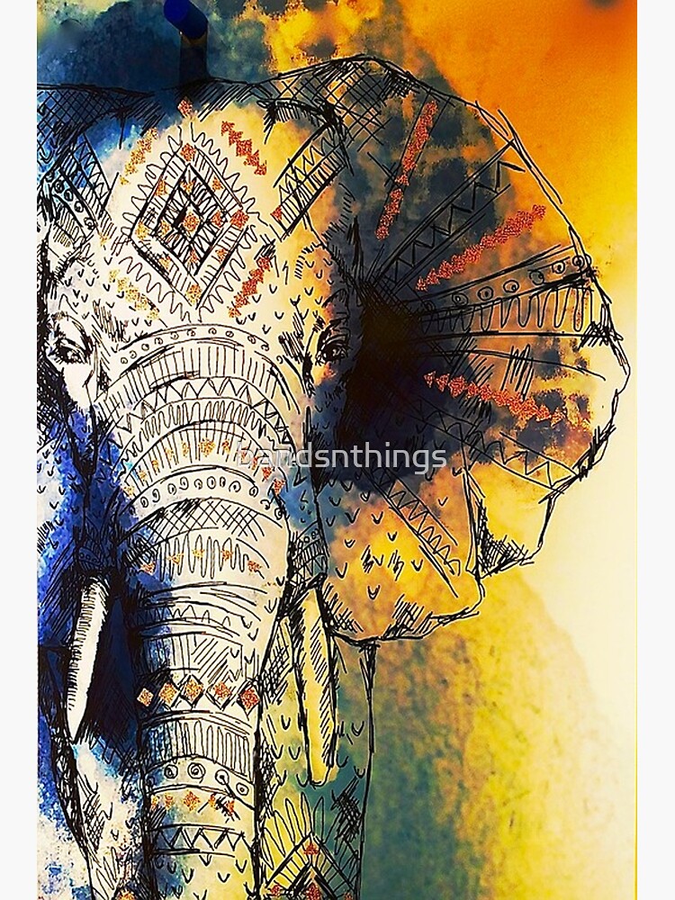 "Elephant Ink" Poster by bandsnthings | Redbubble