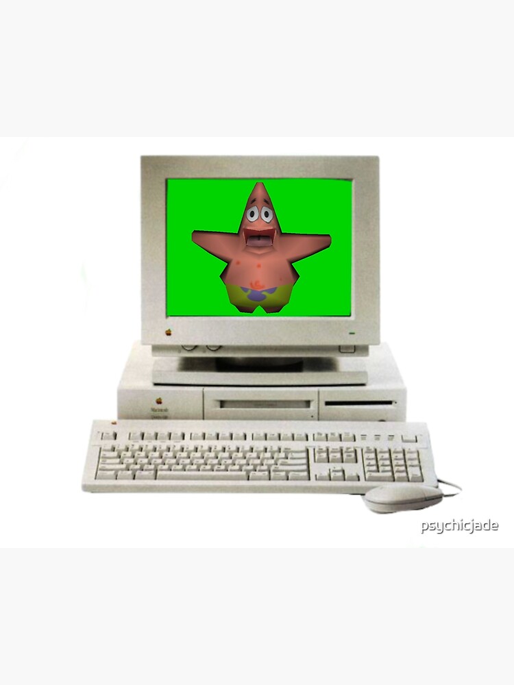 "Patrick Star 3D-Computer" Poster von psychicjade | Redbubble