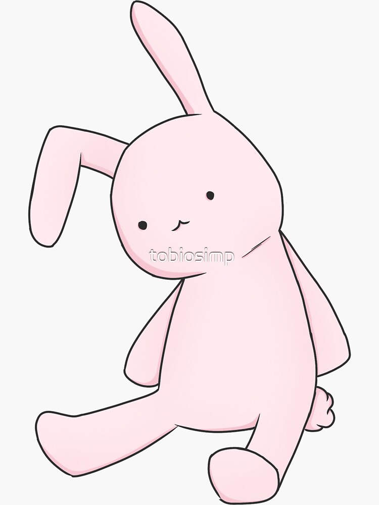 "Usa-chan " Sticker for Sale by tobiosimp | Redbubble