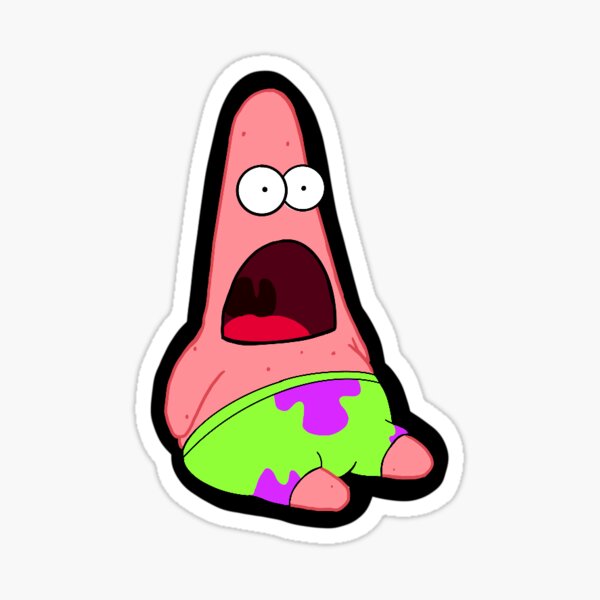 "Patrick Meme" Sticker by cmj0415 | Redbubble