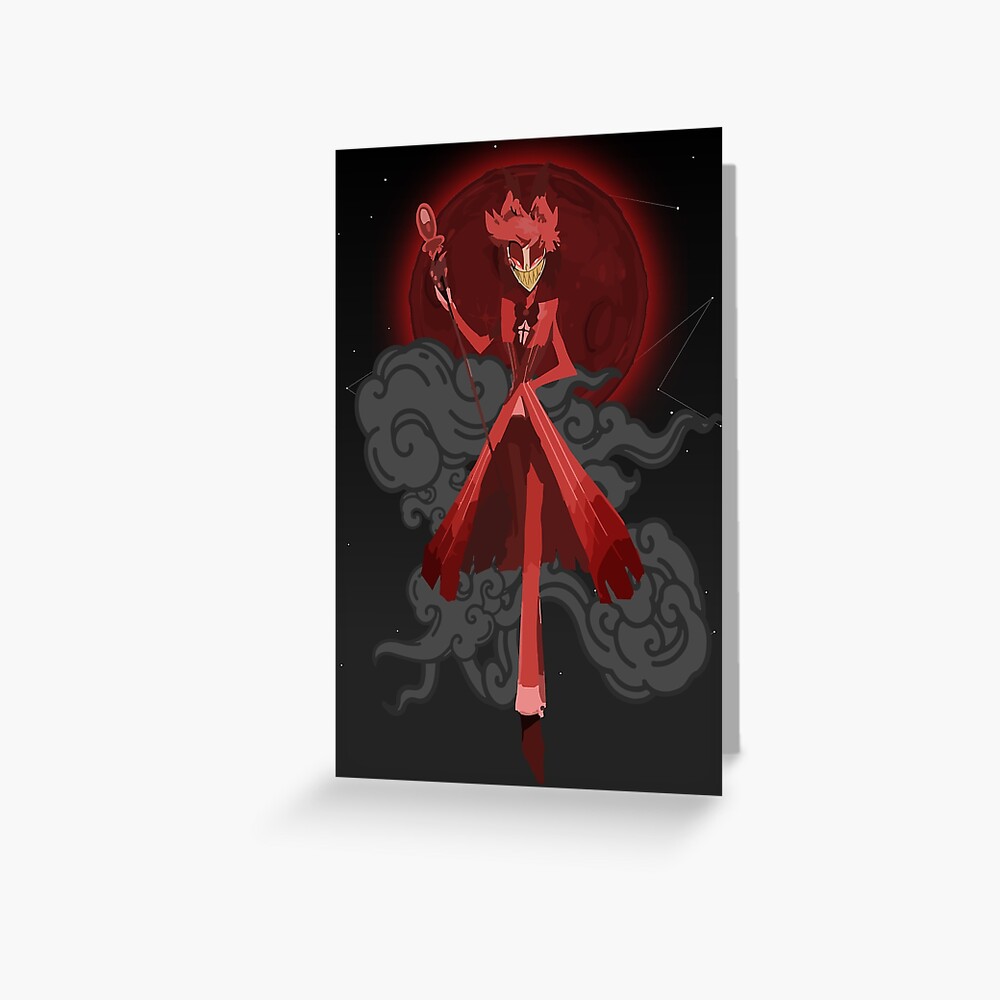 "Alastor - Hazbin Hotel" Greeting Card by reelanimedragon | Redbubble