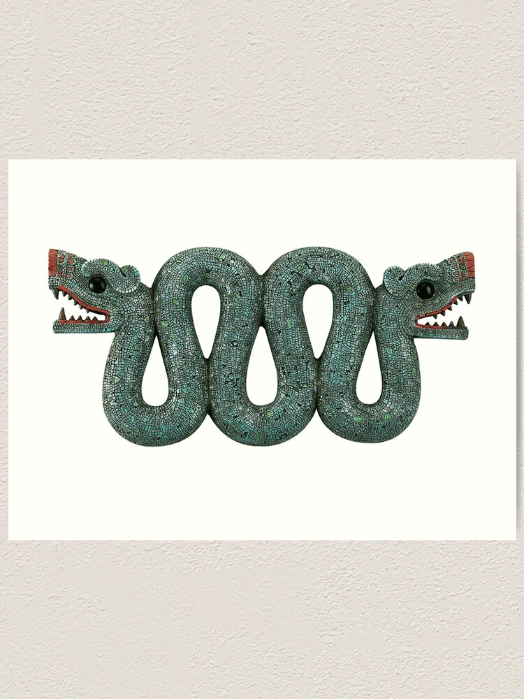 "Double Headed Aztec Serpent" Art Print for Sale by los-ancients ...