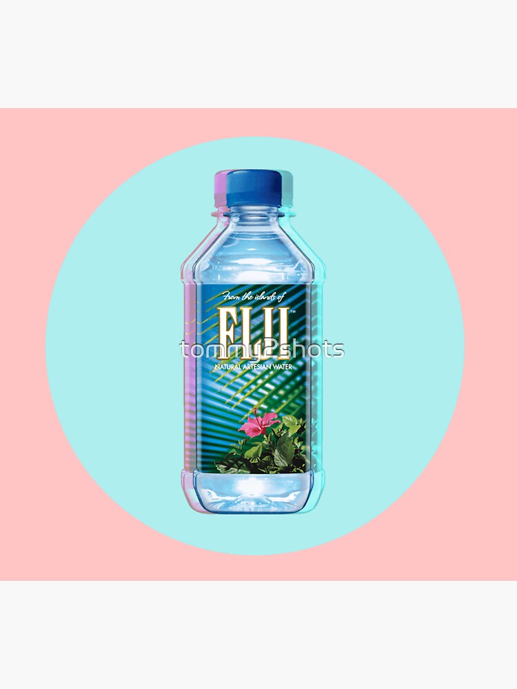 "Fiji Water vaporwave " Sticker by tommy2shots | Redbubble