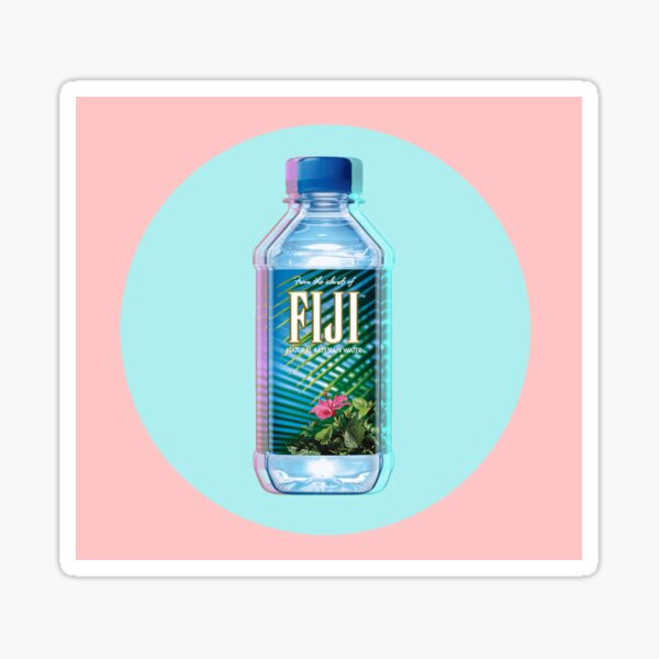 "Fiji Water vaporwave " Sticker by tommy2shots | Redbubble