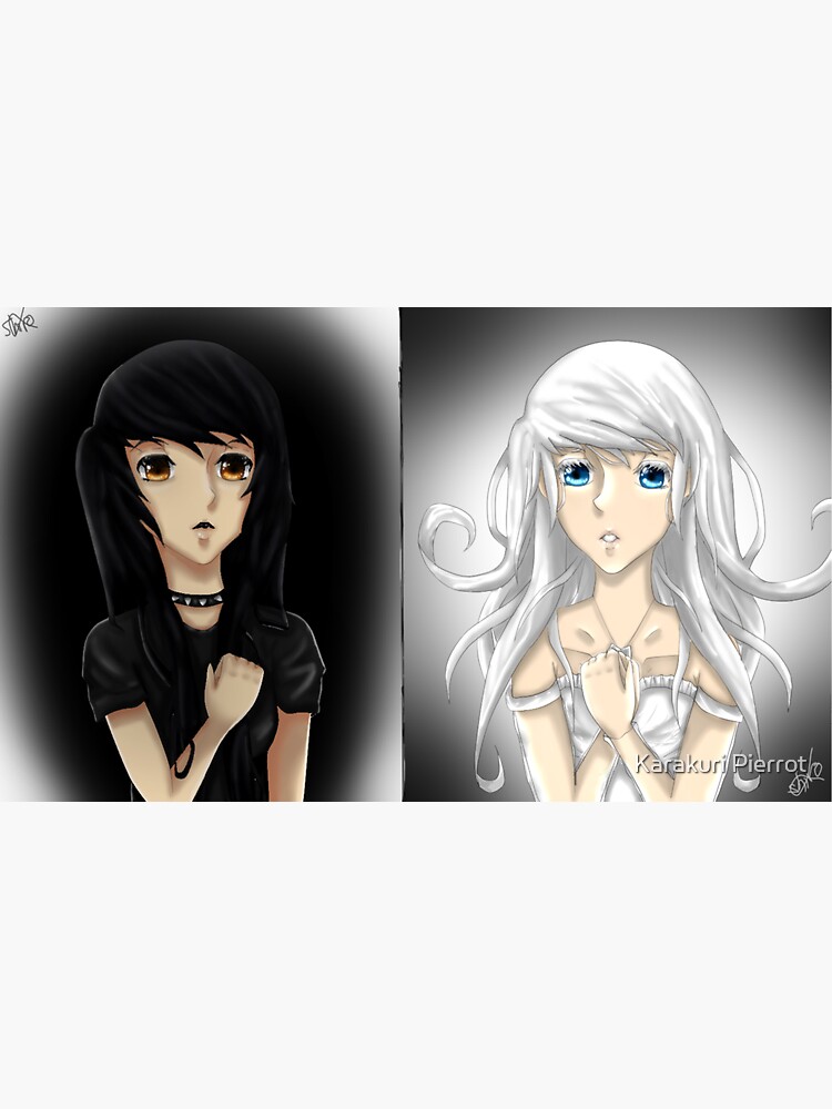 "Ángeles Opuestos (Opposite Angel)" Sticker for Sale by lShiroUsagi ...