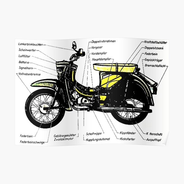 Poster: Simson | Redbubble