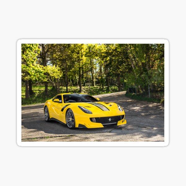 "Ferrari F12 TDF" Sticker by ricoliu | Redbubble