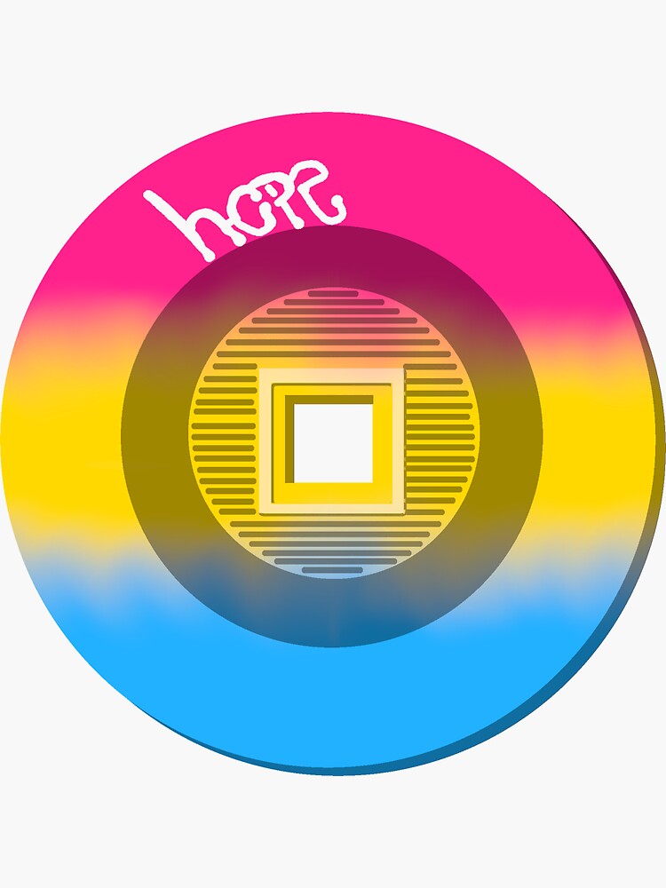 "Hope Token - Pan Pride" Sticker for Sale by LochNestFarm | Redbubble
