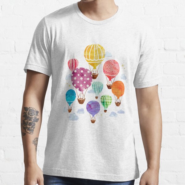 "Hot Air Balloon" T-shirt for Sale by weirdoodle | Redbubble | hot air ...