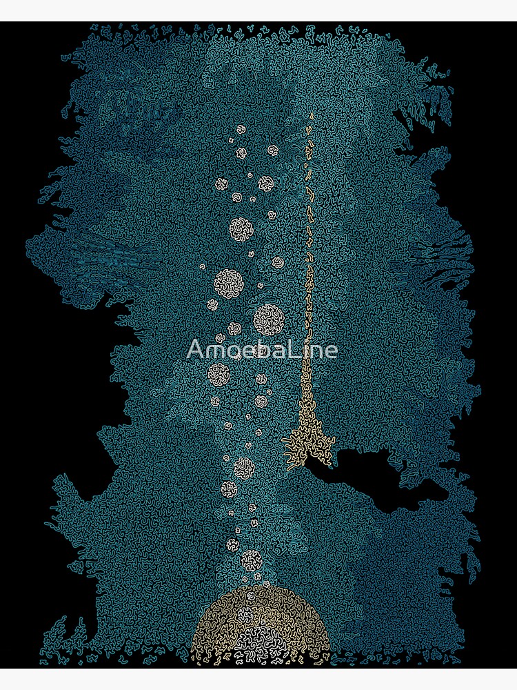 "Seabed poster for the film The Abyss by James Cameron with Ed Harris ...