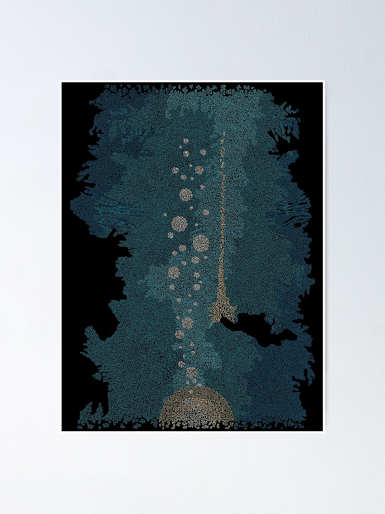 "Seabed poster for the film The Abyss by James Cameron with Ed Harris ...