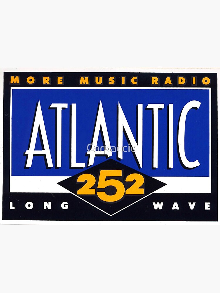 "Atlantic 252" Sticker for Sale by Carpaccio | Redbubble