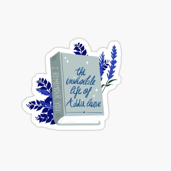"The invisible life of addie la rue, fantasy book sticker " Sticker for ...