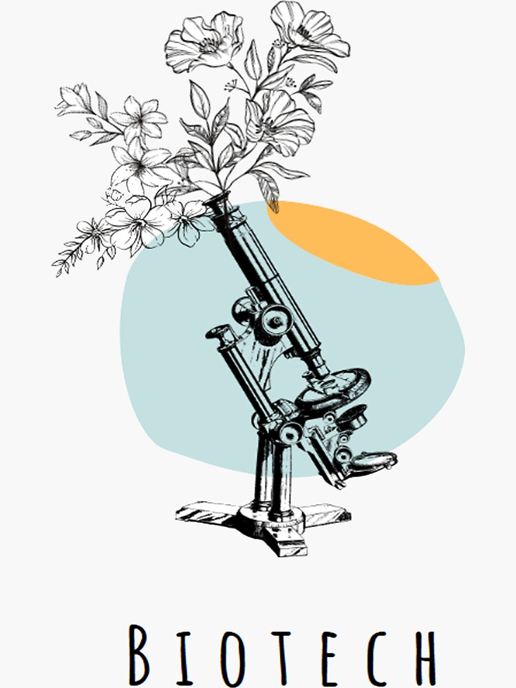 "Biotech " Sticker for Sale by Scenic | Redbubble