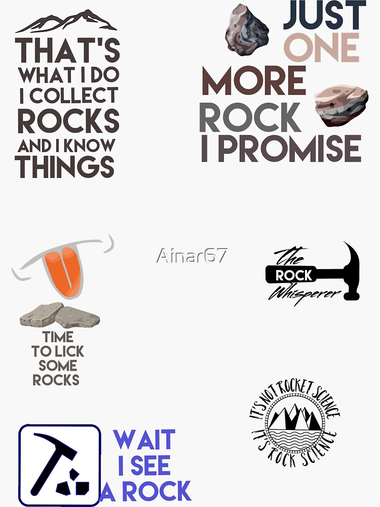 "Geology rocks, rock lover, geology, " Sticker for Sale by Ainar67 ...