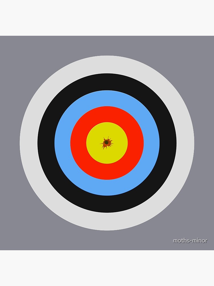 "Bullseye." Poster for Sale by moths-minor | Redbubble