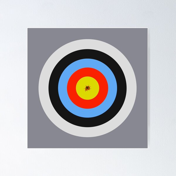 "Bullseye." Poster for Sale by moths-minor | Redbubble
