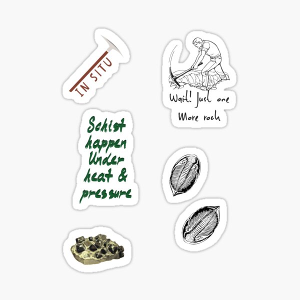"Geology rocks" Sticker for Sale by Ainar67 | Redbubble