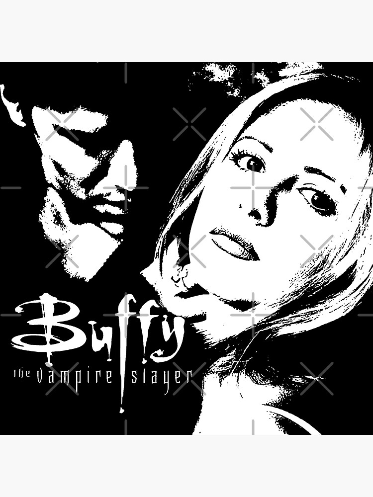 "BUFFY-ANGEL" Sticker for Sale by wadee | Redbubble