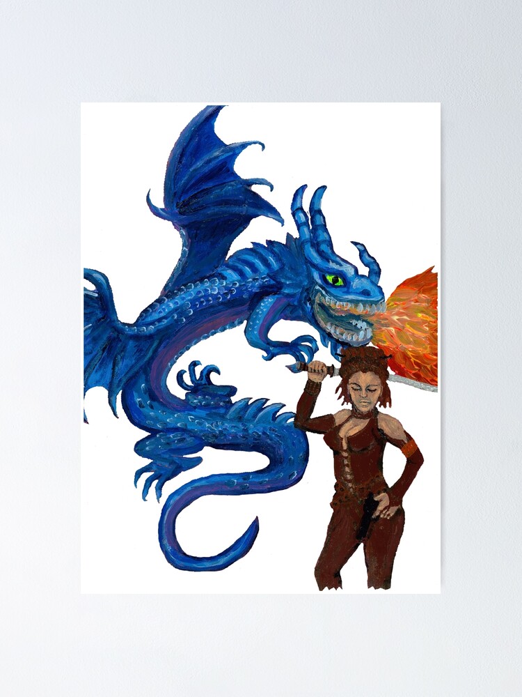 "Dragonhunter" Poster by DCSMKreativ | Redbubble