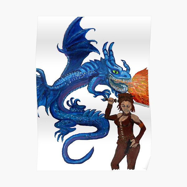 "Dragonhunter" Poster by DCSMKreativ | Redbubble