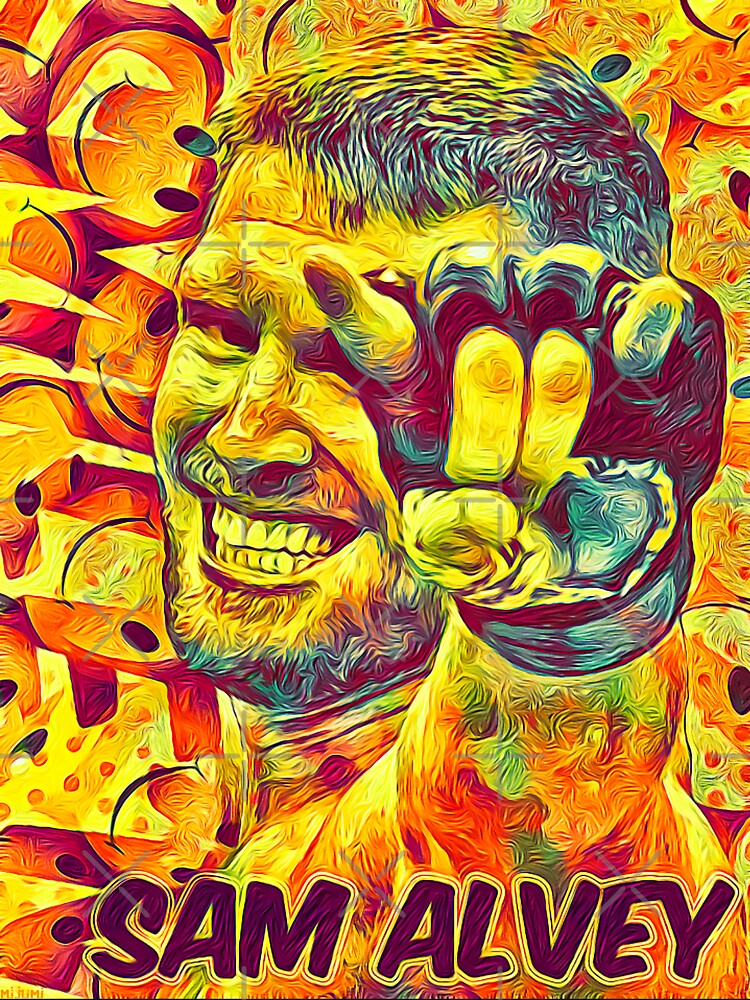 "Smile'n Sam Alvey" T-shirt for Sale by SavageRootsMMA | Redbubble ...