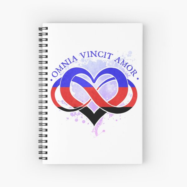 Cuaderno de espiral «Bandera de poli - corazón de poli - símbolo LGBT ...