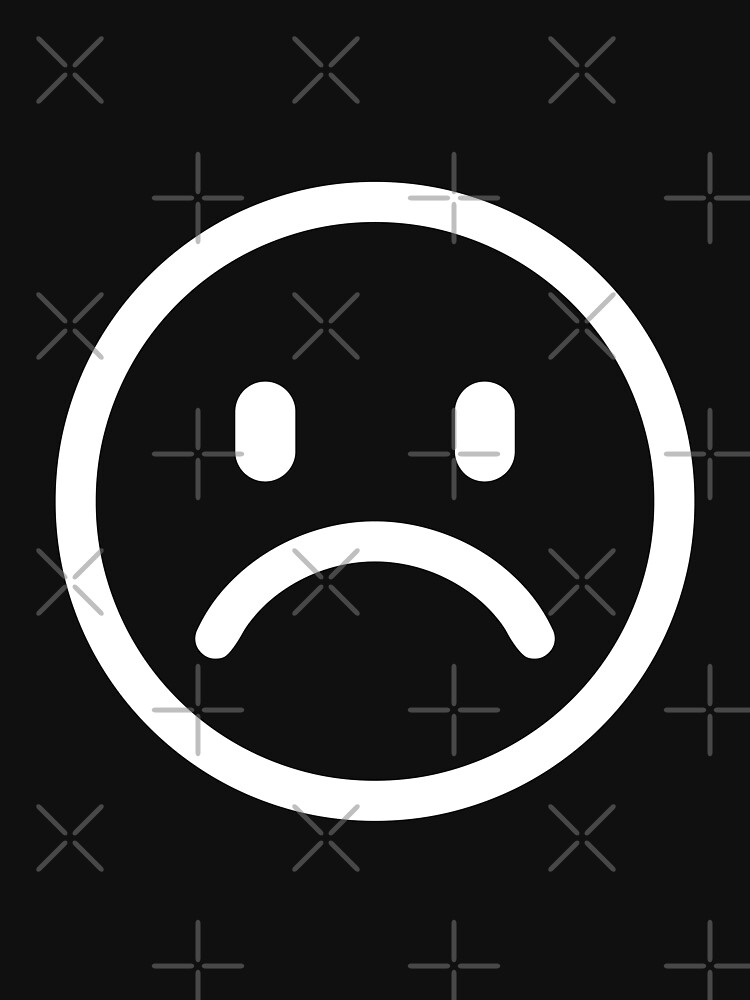 "Sad Face " T-shirt by DesignsbyU | Redbubble