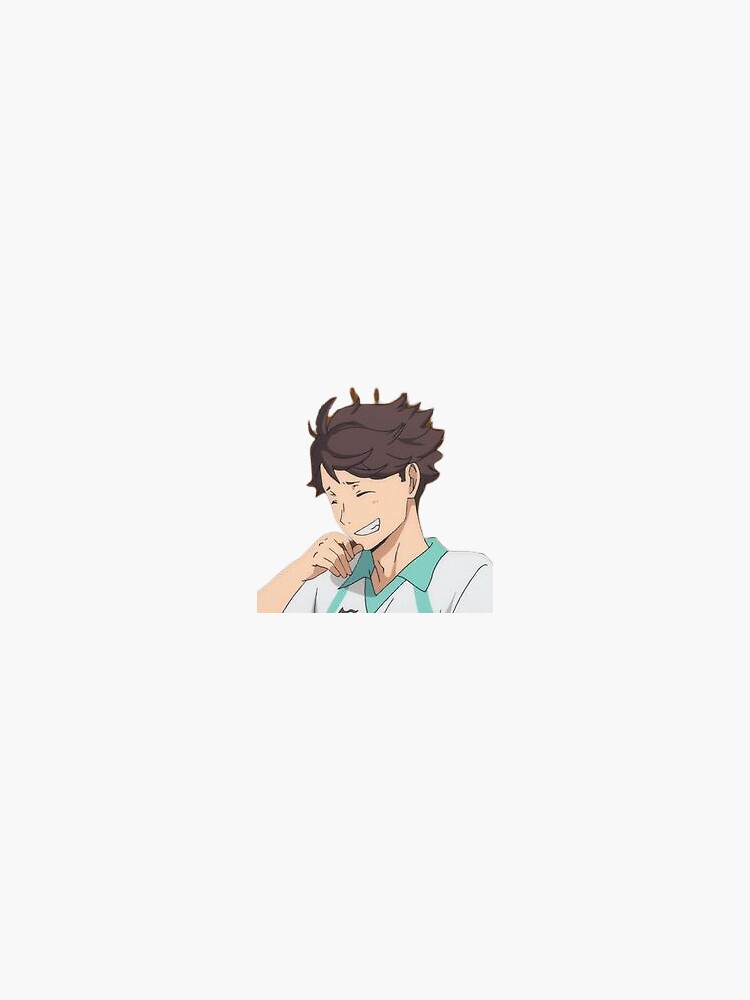 "Cute Oikawa Sticker" Sticker by awishamazing | Redbubble