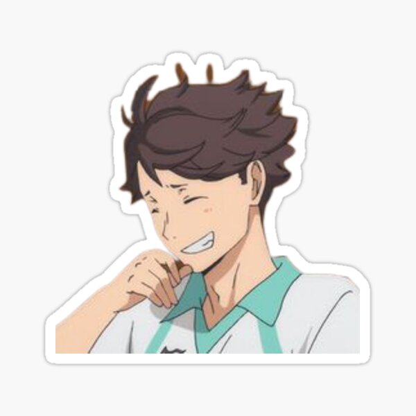 "Cute Oikawa Sticker" Sticker by awishamazing | Redbubble