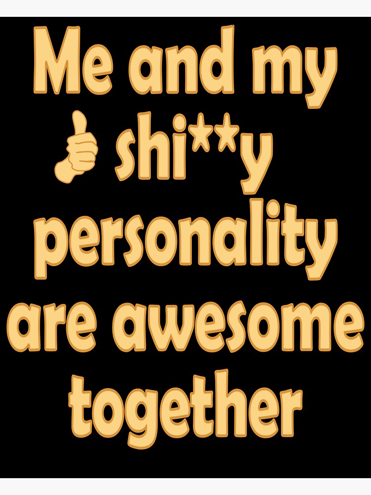 "Personality" Sticker for Sale by takoX71 | Redbubble
