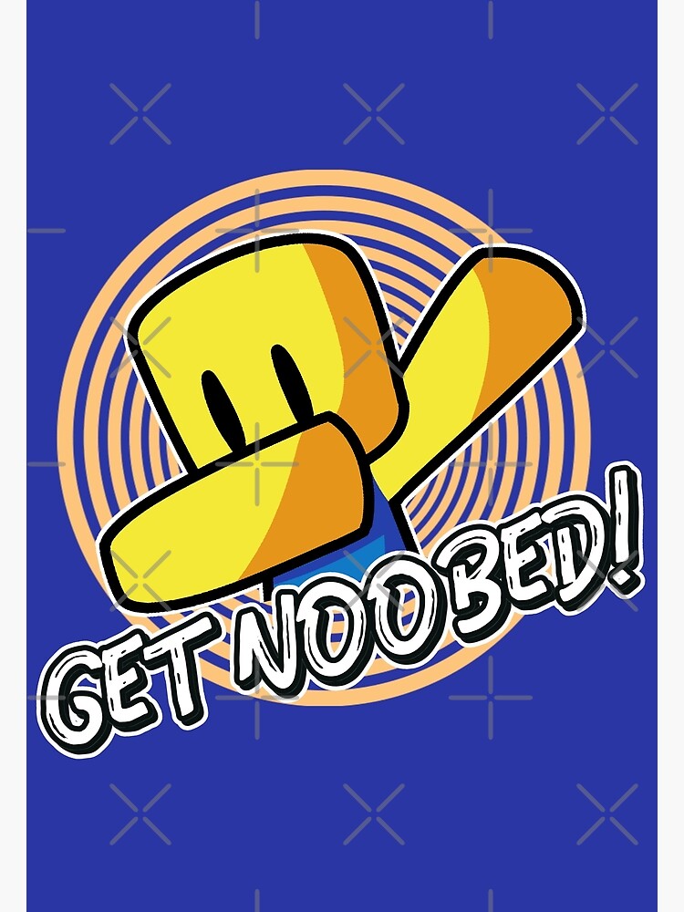 "Get Noobed! Oof Nub Nob Meme Dabbing Dab Hand Drawn Gaming Noob Gift ...