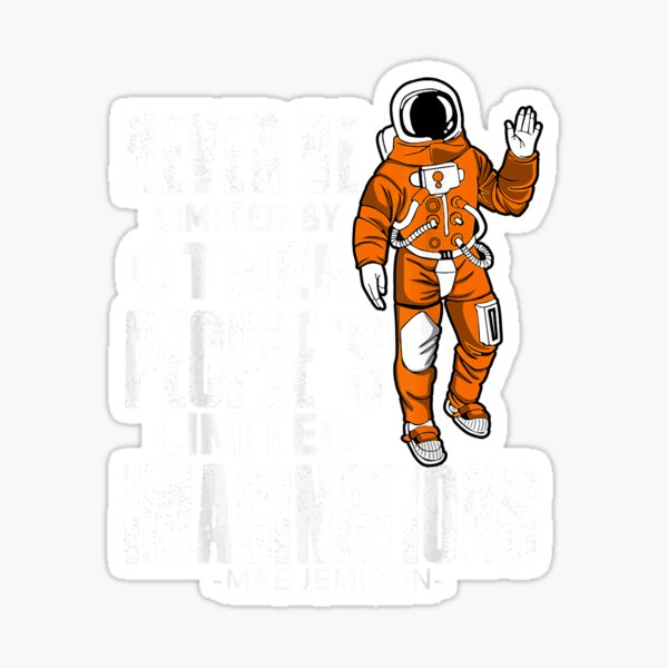 "Mae Jemison First African American Black Woman Astronaut" Sticker for ...