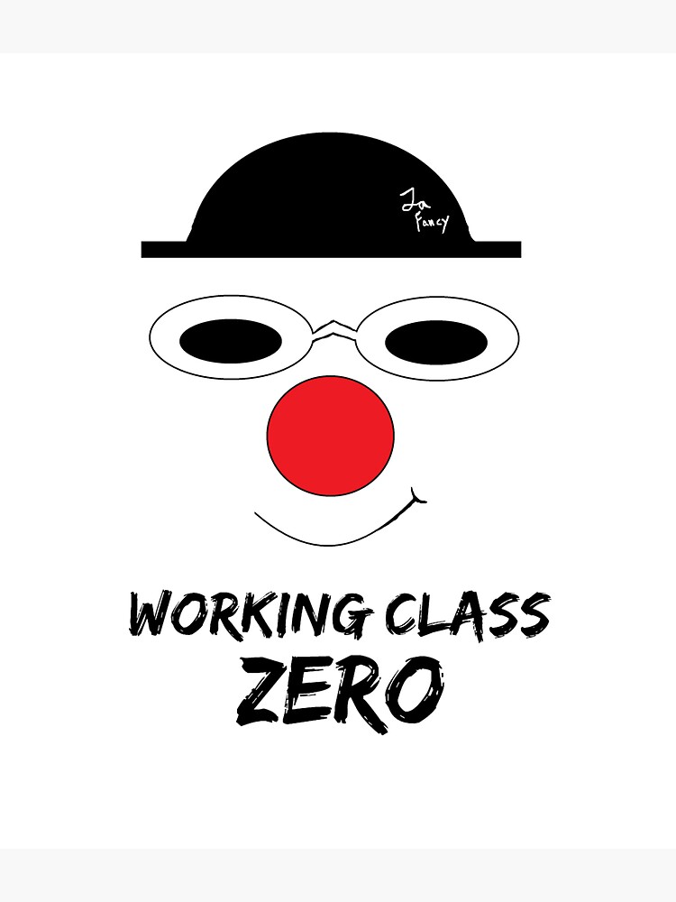 "La Fancy - Working Class Zero" Sticker by junkdna | Redbubble