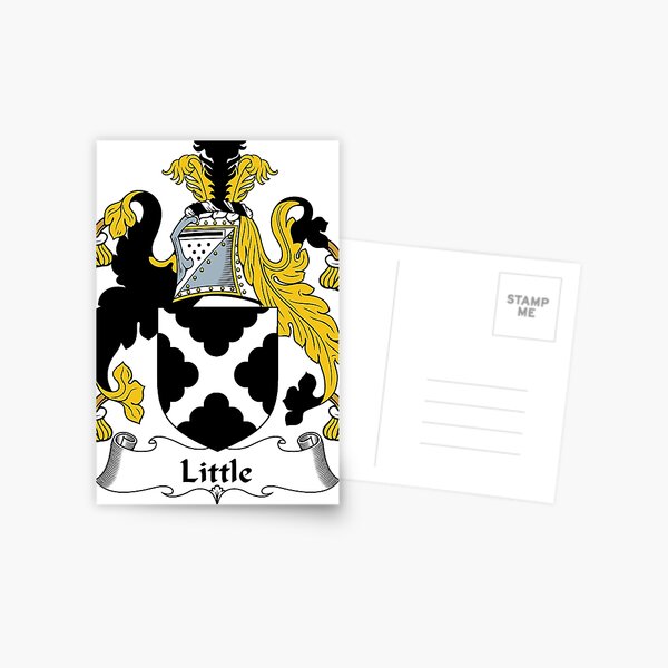 "Little Coat of Arms / Little Family Crest" Postcard for Sale by ...